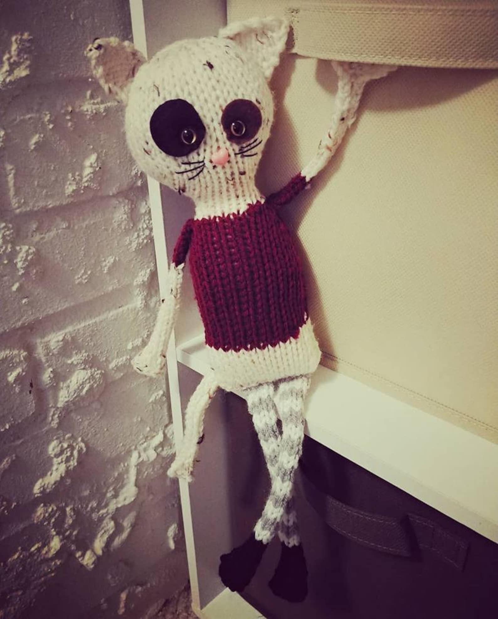 PATTERN ONLY: Here Kitty Kitty Violet & Milo Knit Kitten - Etsy