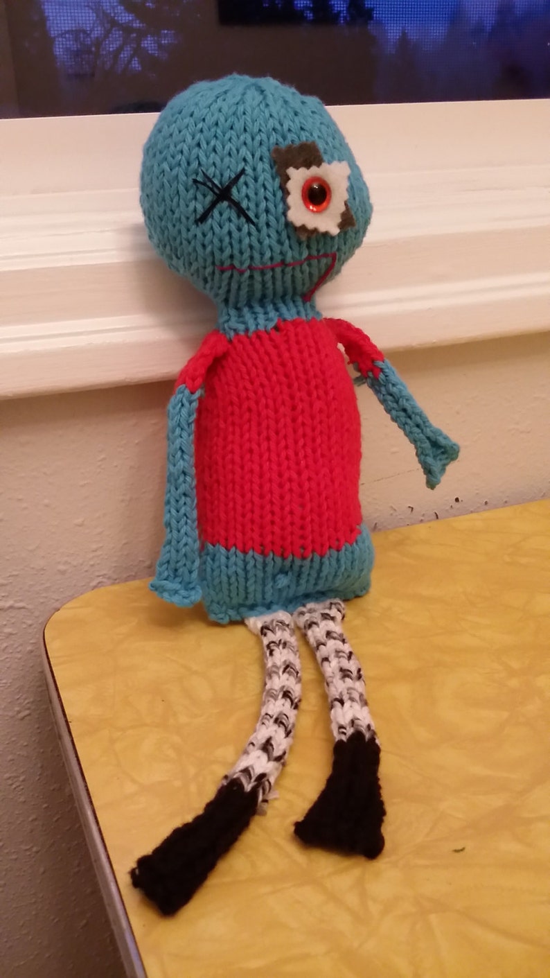 PATTERN ONLY: Beware of Zombies Knitting Pattern Knit | Etsy