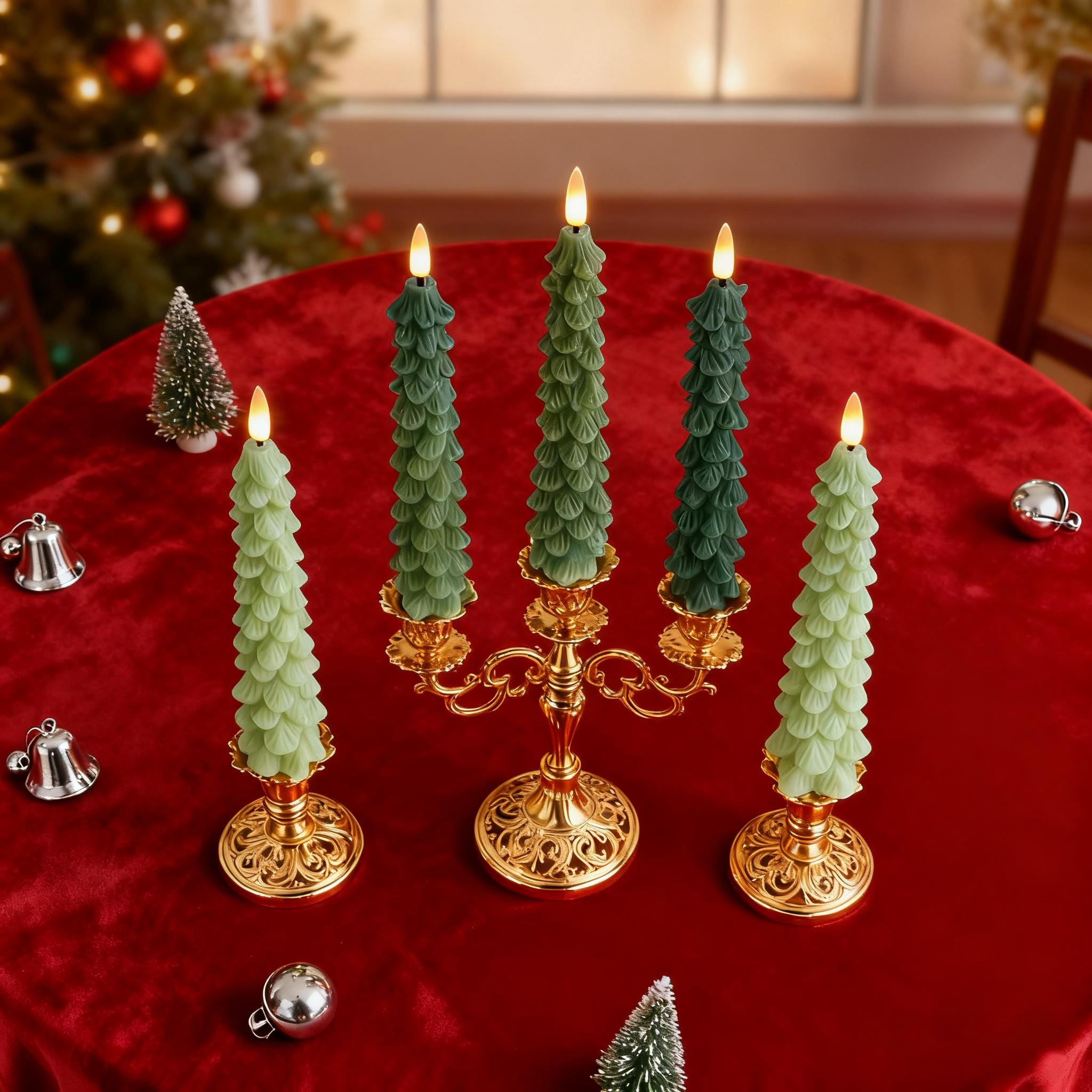 Flameless Christmas Tree Candles