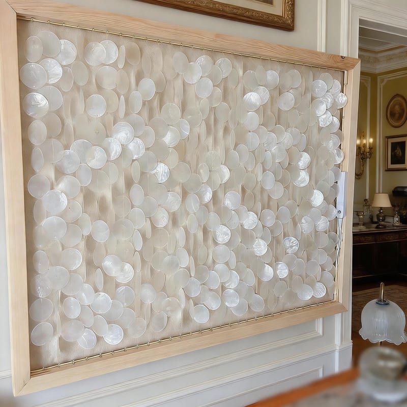 Capiz Shell Art Hanging - Etsy UK