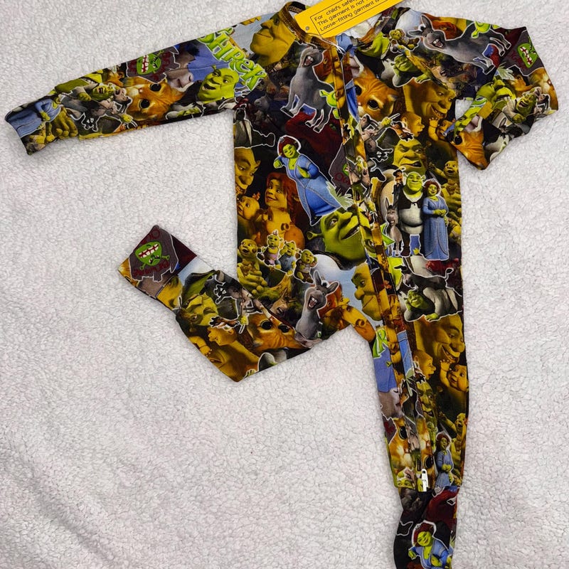 Shrek Pajamas - Etsy