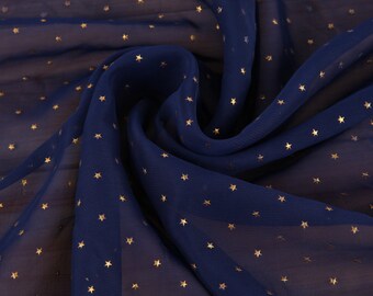 Sheer star fabric | Etsy