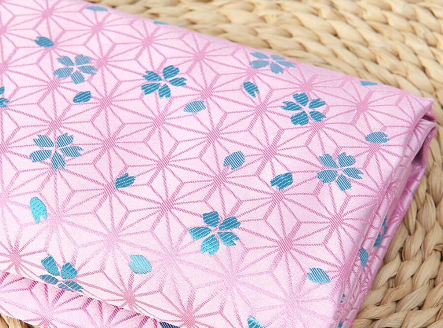 6 Colors Japanese Sakura Petal Red Blue Yellow Red Brocade | Etsy