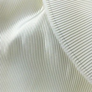 Multicolor Pleated Plisse Fabric: Elastic Dress Skirt Material, 57 ...