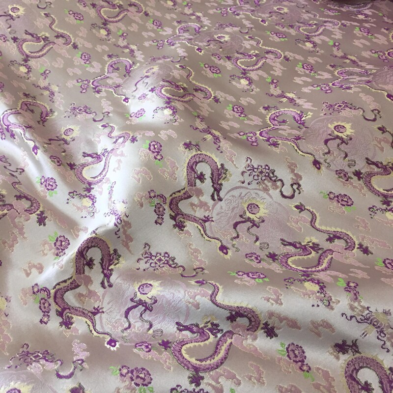 Purple Dragon Fabric - Etsy