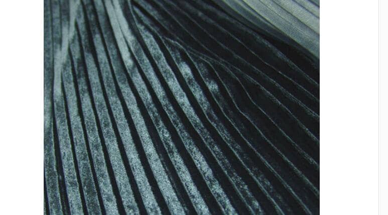 Winter blue red green bluegray velvet pleated folded thick | Etsy