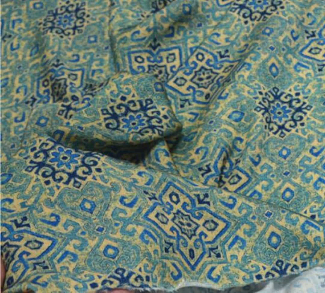 10 Patterns Blue Chinese Ancient Ink Brush Painted Flower Cotton Silk ...