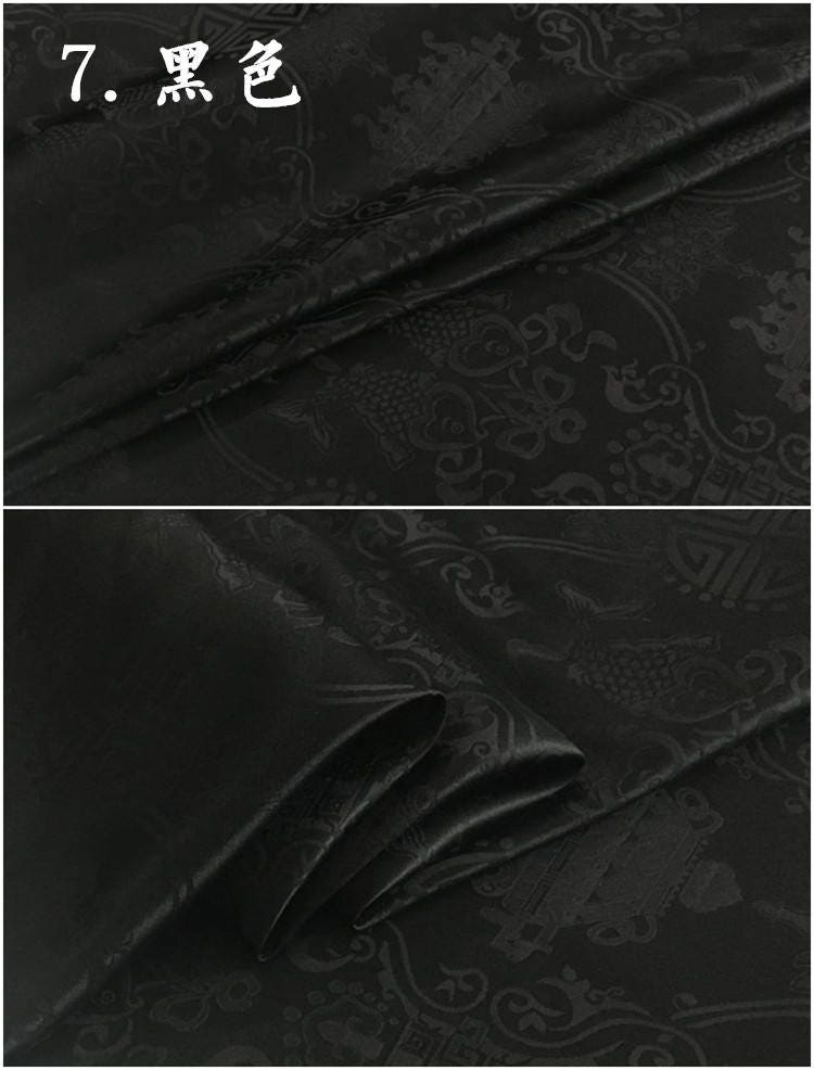 17momme 10 Colors Vintage Chinese Double Fish Silk Cotton | Etsy