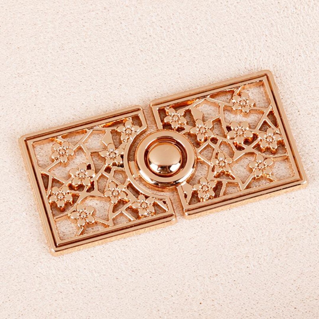Plum Blossom Metal Buckle: Decorative Clothing Buttons (5 Pairs) - Etsy