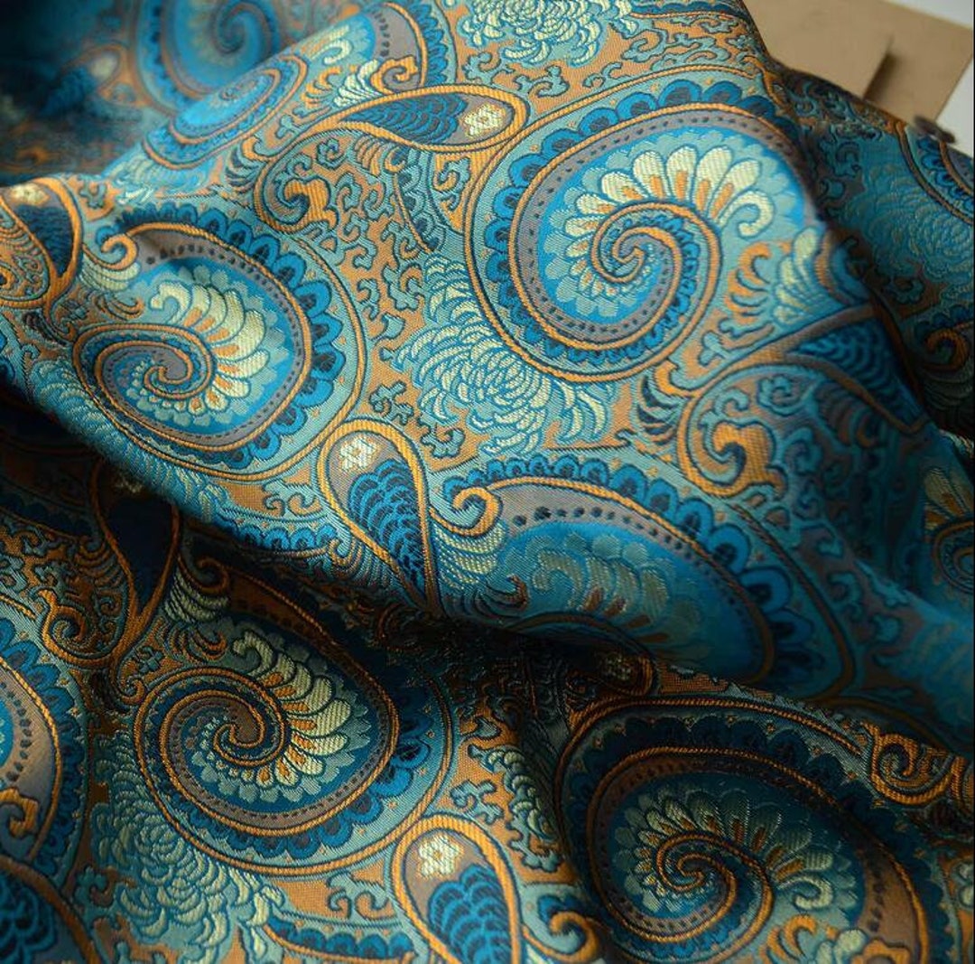 4 Colors Chinese Brocade Snail Feather Sewing Upholstery Doll Antique ...