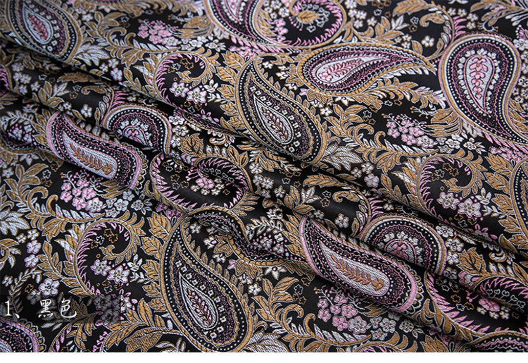 9 Colors 44.88width Lute Pipa Vintage Pattern Blue Pink Red Blck ...