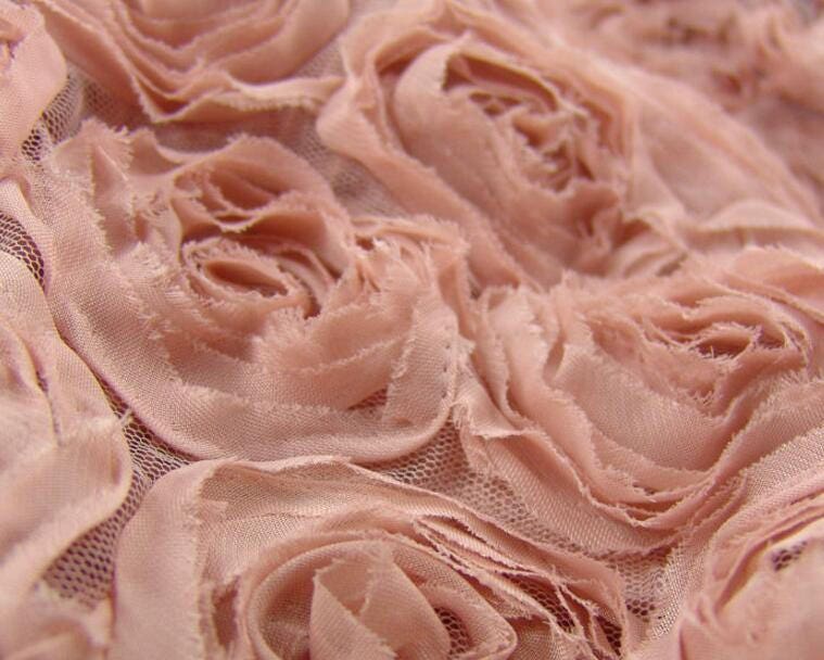 Solid Colors Lace 3D Big Rose Flower White Black Red Rosy - Etsy