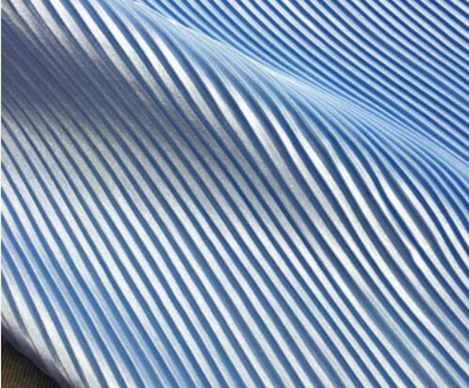 Multicolor Pleated Plisse Fabric: Elastic Dress Skirt Material, 57 ...