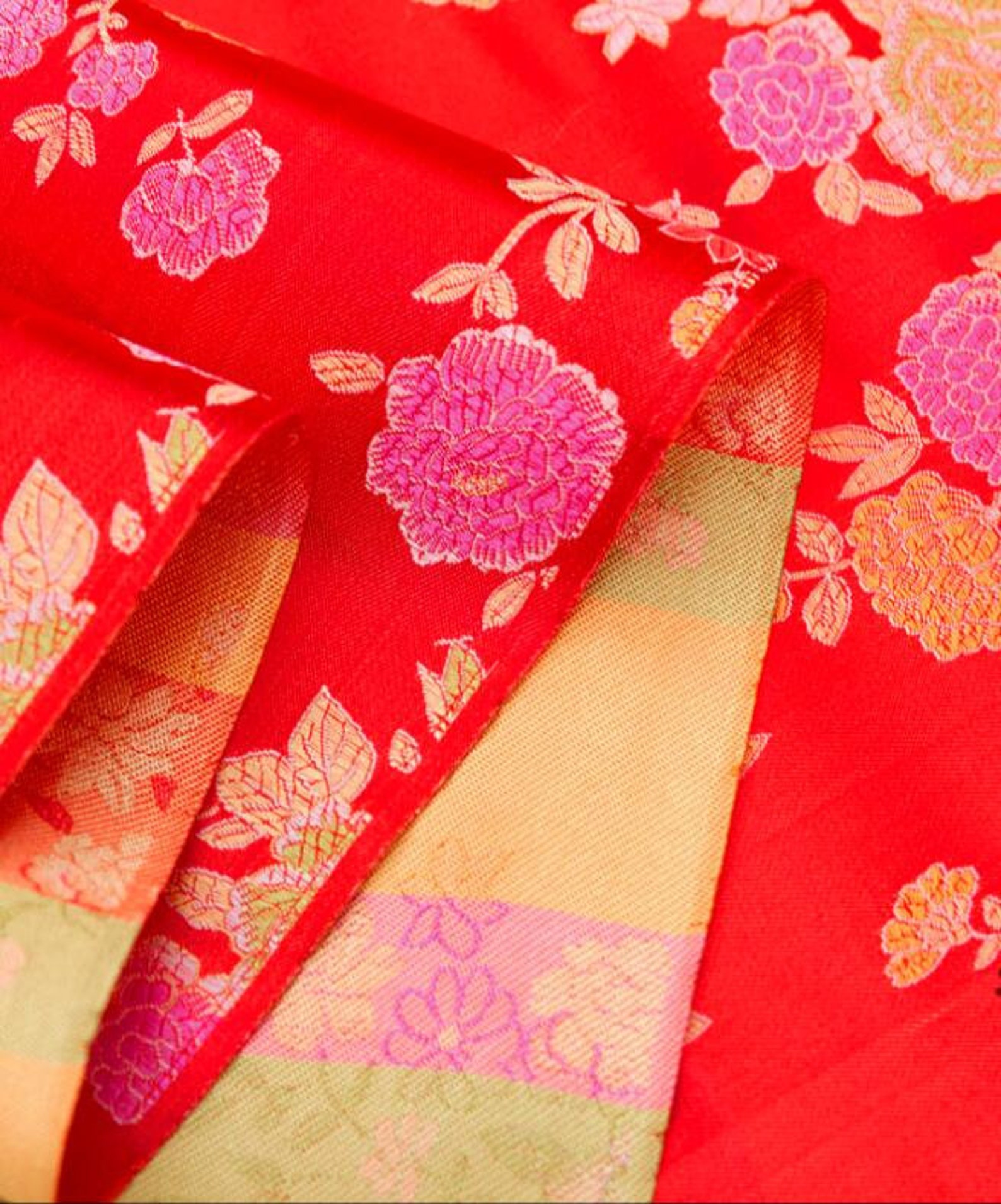 Chinese Retro Folk Tang Dynesty Noble Peony Flower Black Green - Etsy