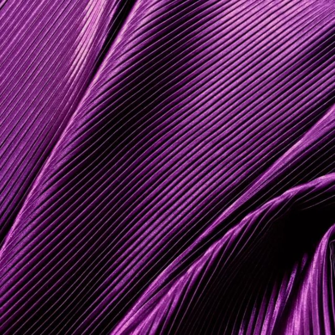 Multicolor Pleated Plisse Fabric: Elastic Dress Skirt Material, 57 ...