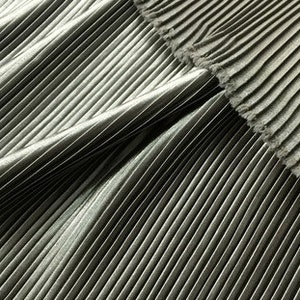 Multicolor Pleated Plisse Fabric: Elastic Dress Skirt Material, 57 ...