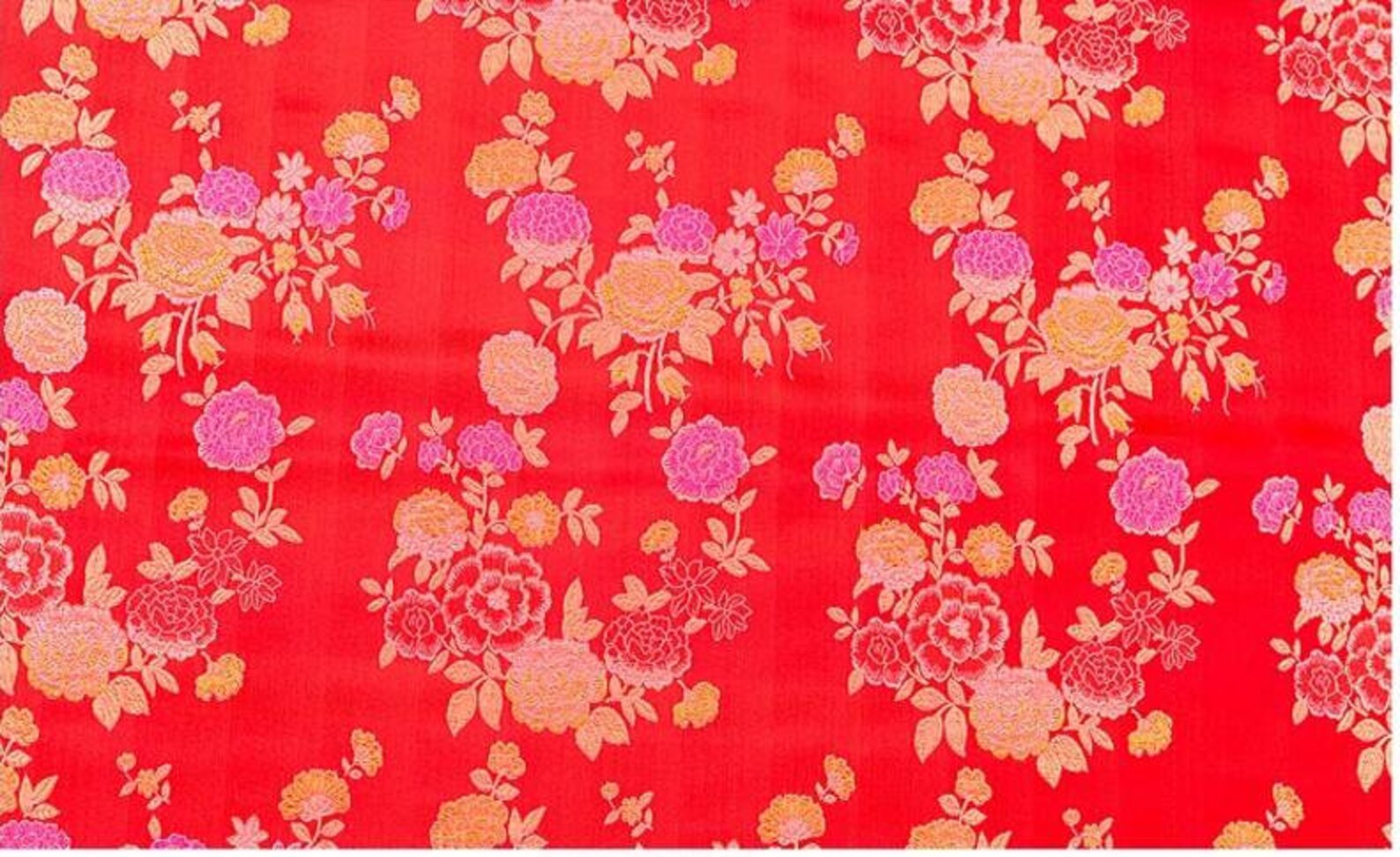 Chinese Retro Folk Tang Dynesty Noble Peony Flower Black Green - Etsy