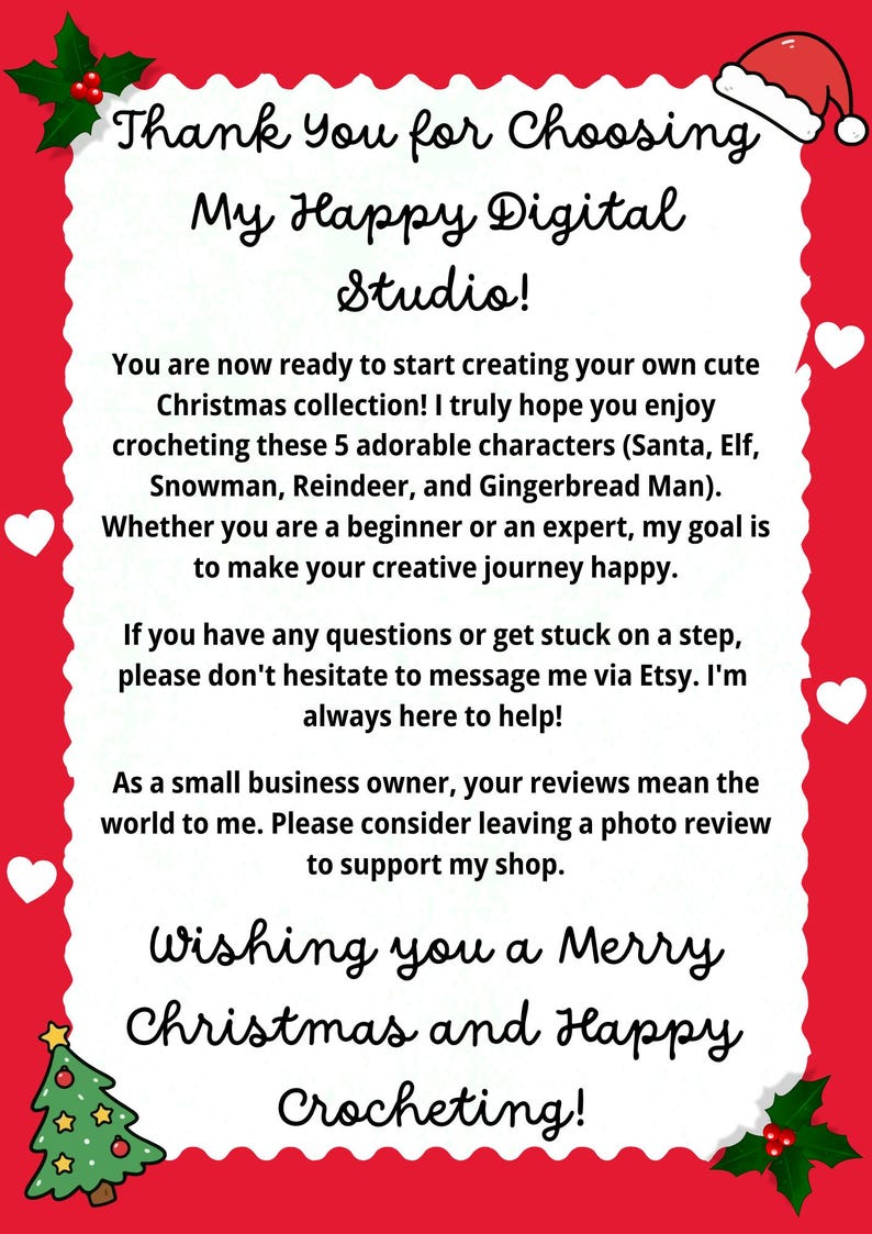 5 Christmas Amigurumi Crochet Pattern Bundle | Santa, Elf, Snowman ...