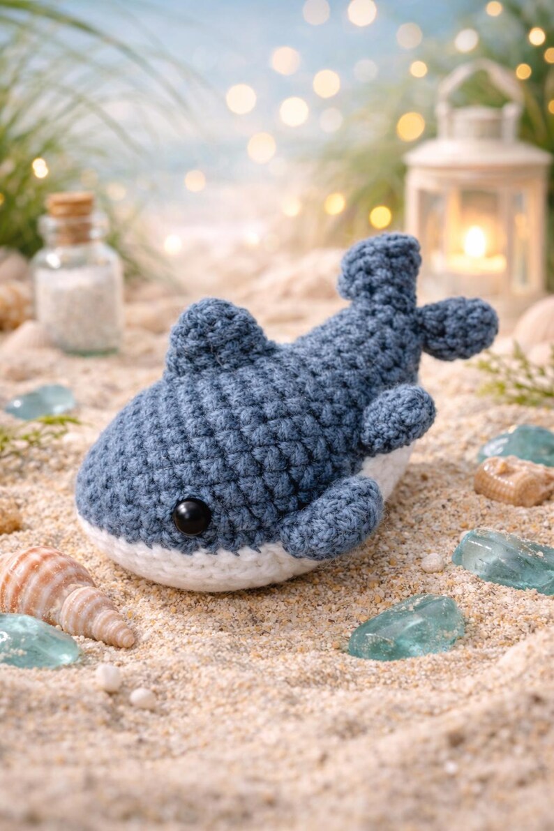 Snuggy Baby Shark Crochet Pattern PDF – Amigurumi Toy for Beginners ...