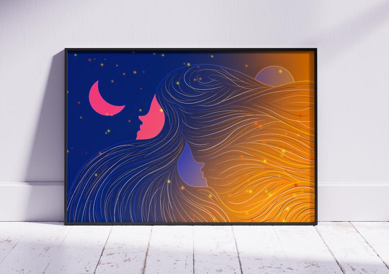 Solstice Dream | Eclectic Maximalism Wall Art | Feminine Spiritual Home ...