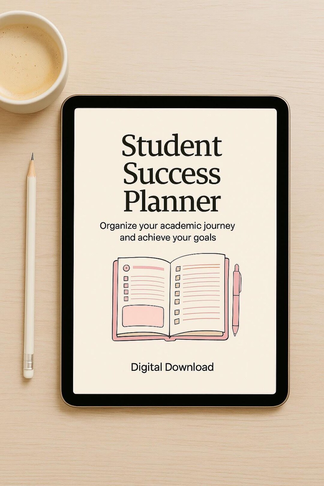 Student Success Planner | Printable Study Planner | Goal & Habit ...