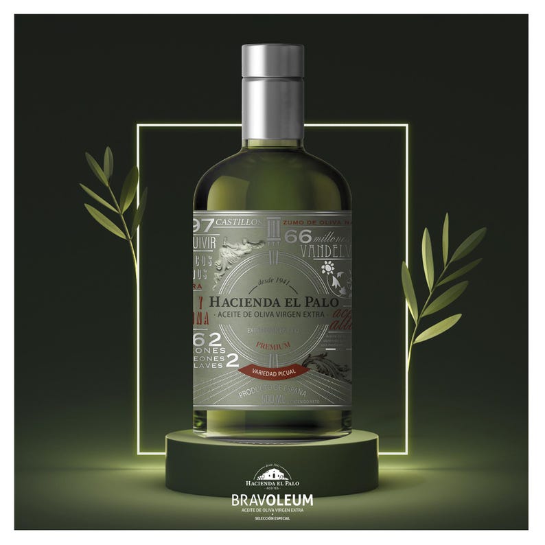 Hacienda El Palo Picual Extra Virgin Olive Oil: Spanish Gourmet EVOO - Etsy