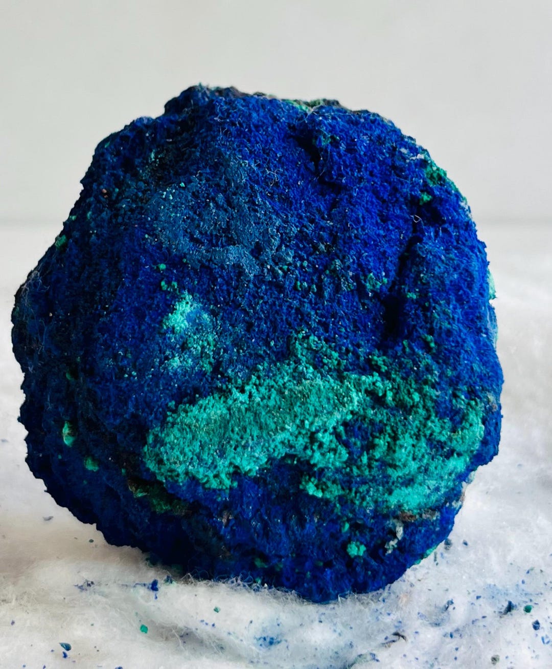 Raw Azurite Vibrant Blue Green Mineral Specimen Natural Copper Crystal ...