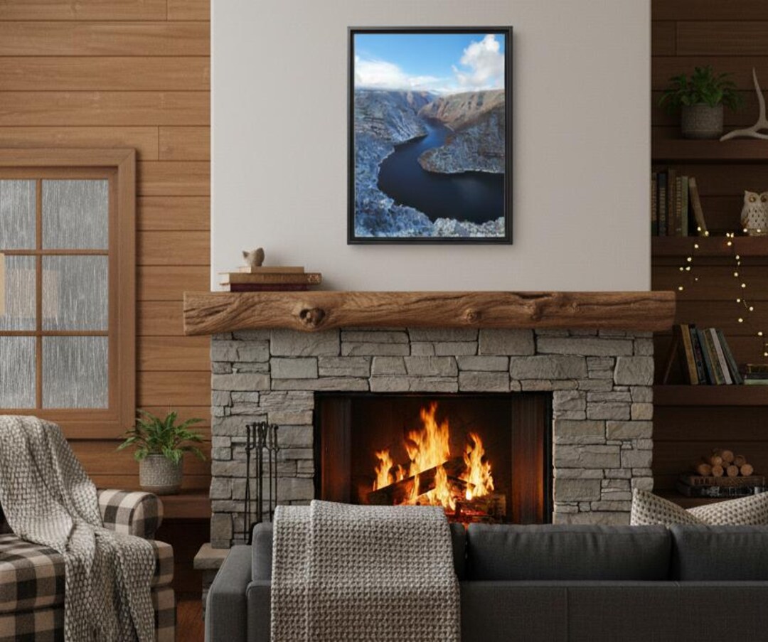 Red Canyon Overlook Canvas Print: Framed Landscape Photograph of the ...