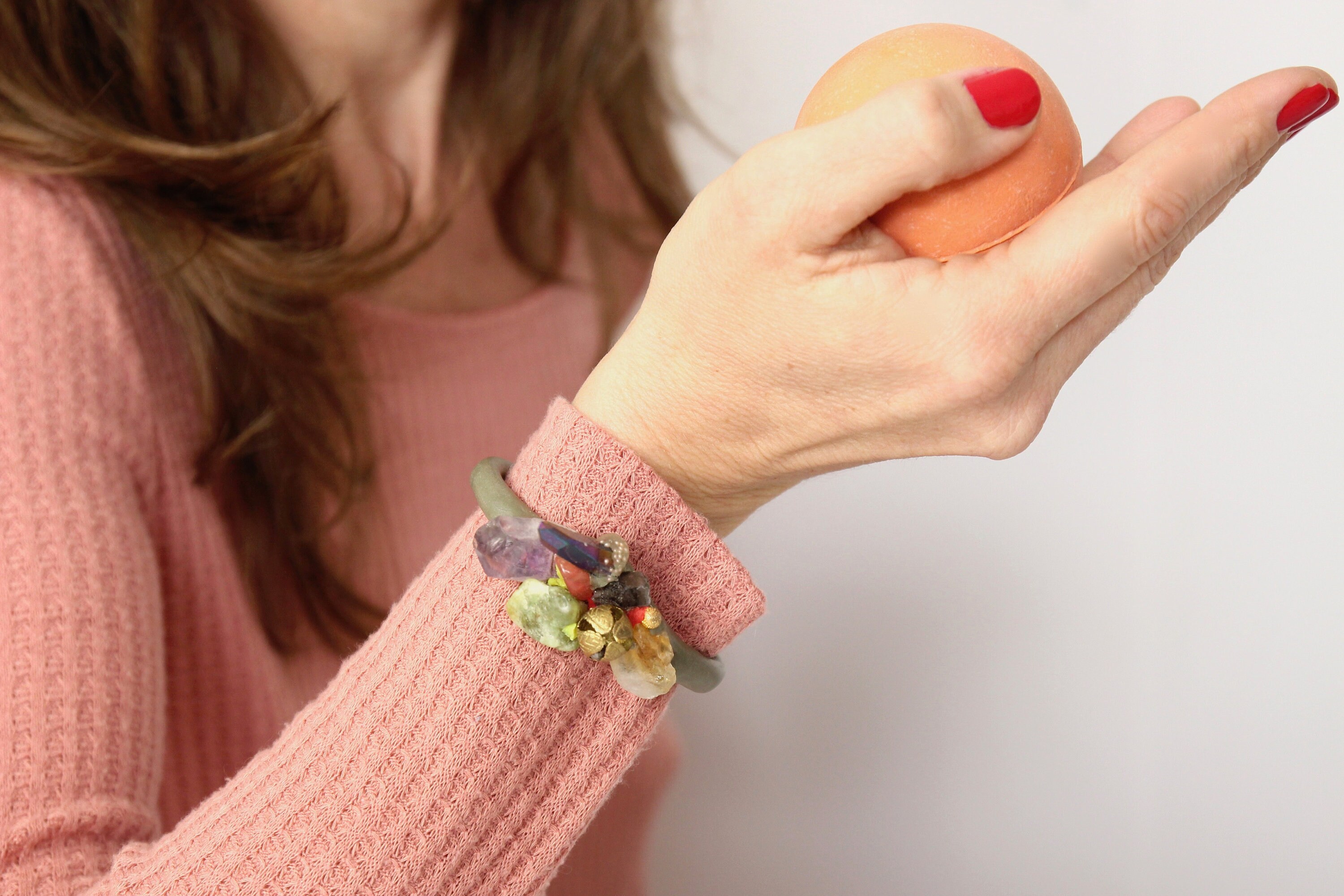 Powerpuff Cuff Bracelet in Khaki - Etsy