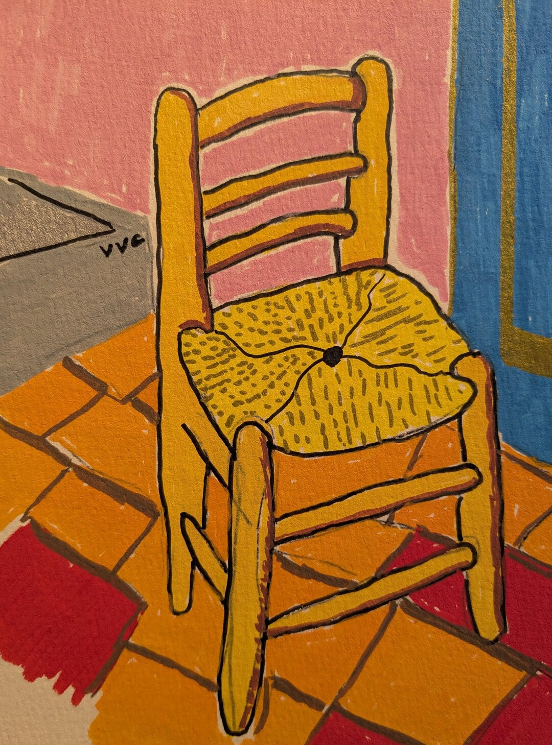 Van Goghs Chair - Etsy