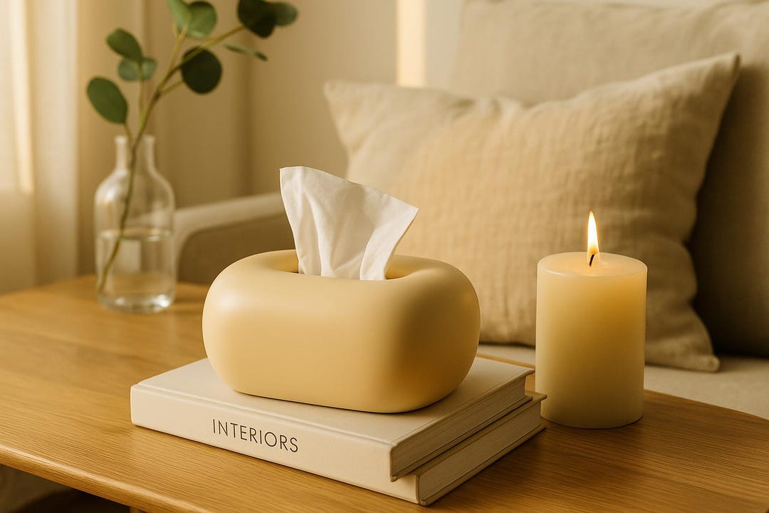 Modern Pebble Tissue Box – Minimal Chic for Everyday Spaces - Etsy