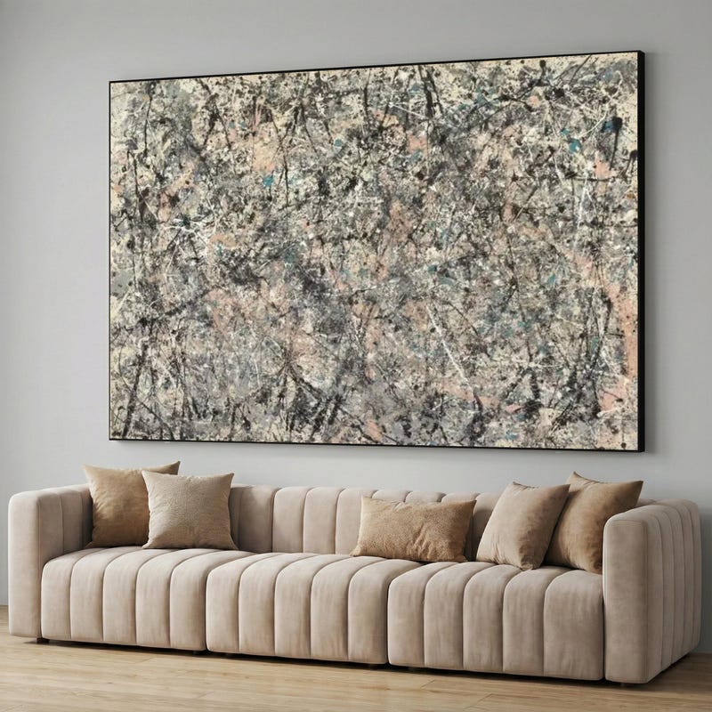 Jackson Pollock Colour - Etsy UK