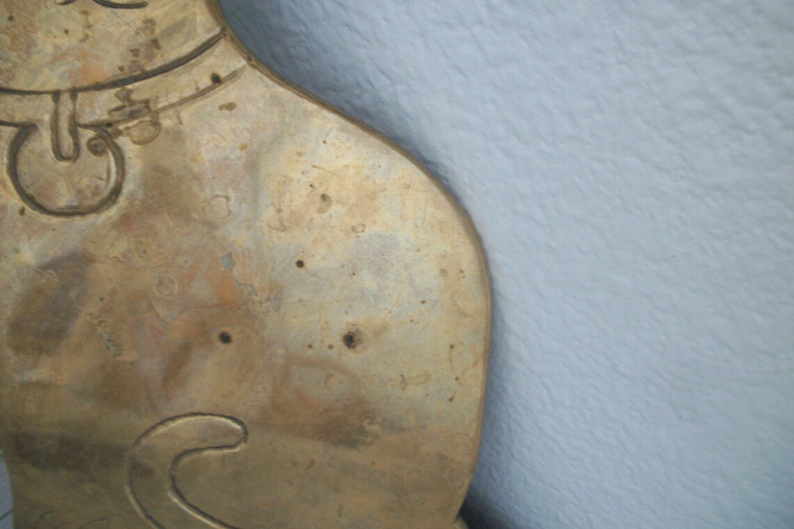 Vintage Brass Cat Trivet Detailed Rosenthal Netter Retro - Etsy