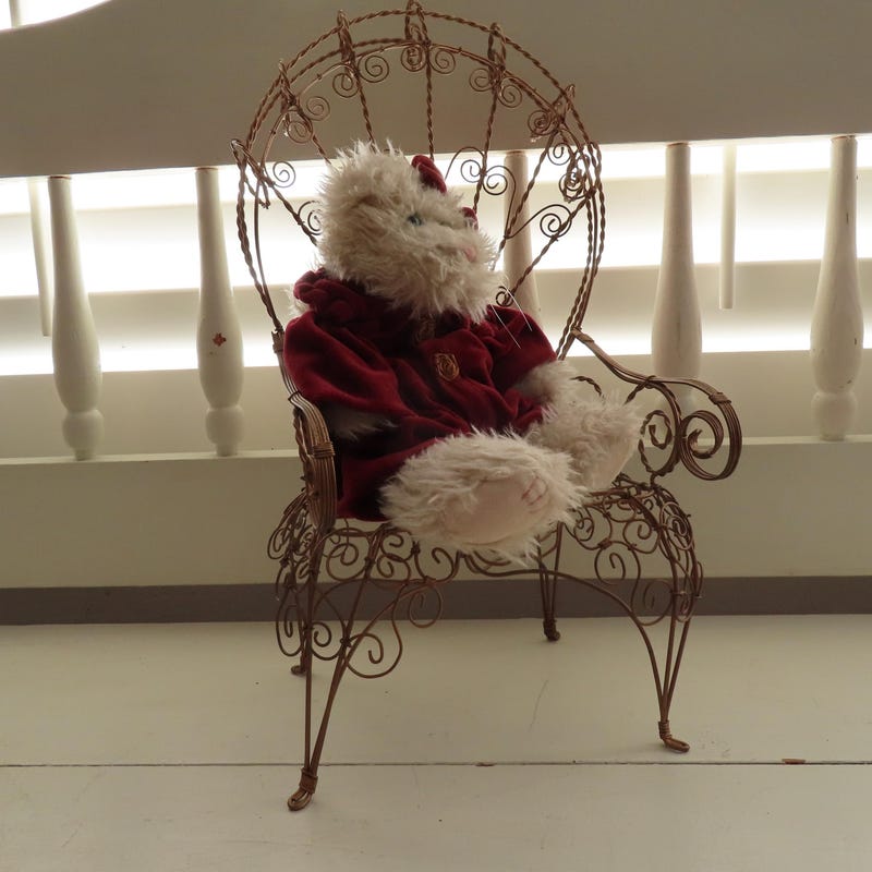 Victorian Wire Chair - Etsy