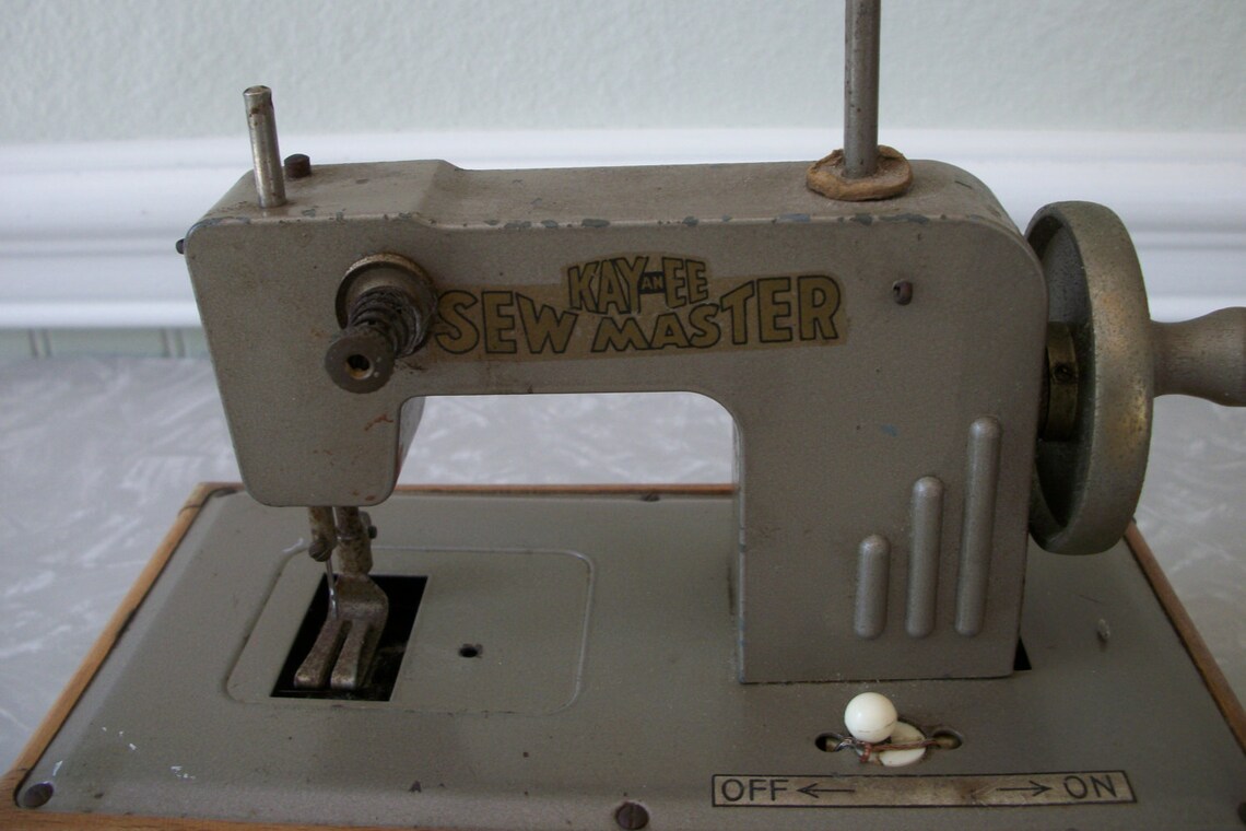Vintage Childrens Kay EE Sew Master Sewing Machine Toy - Etsy
