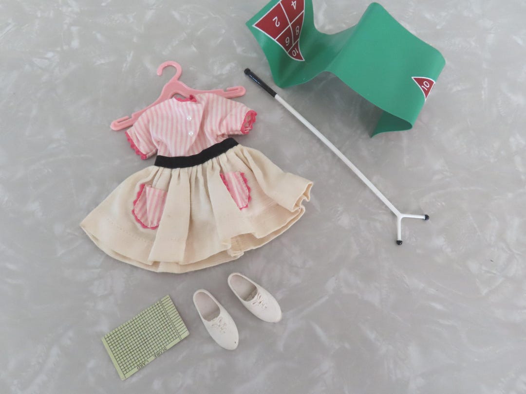 Vintage Pepper Doll Shuffleboard Outfit: 1960s Tammy's Little Sister ...