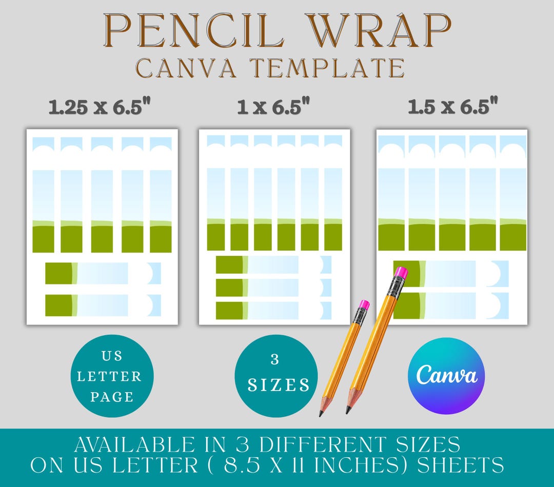 Pencil Label Printing Template| Editable Pencil Name Tag Sticker|custom ...