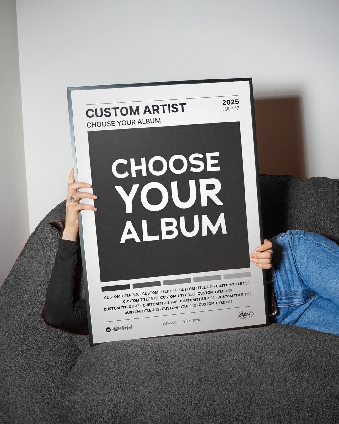 Choose Your Favorite Album Cover | Custom Music Print | Wall Art for ...