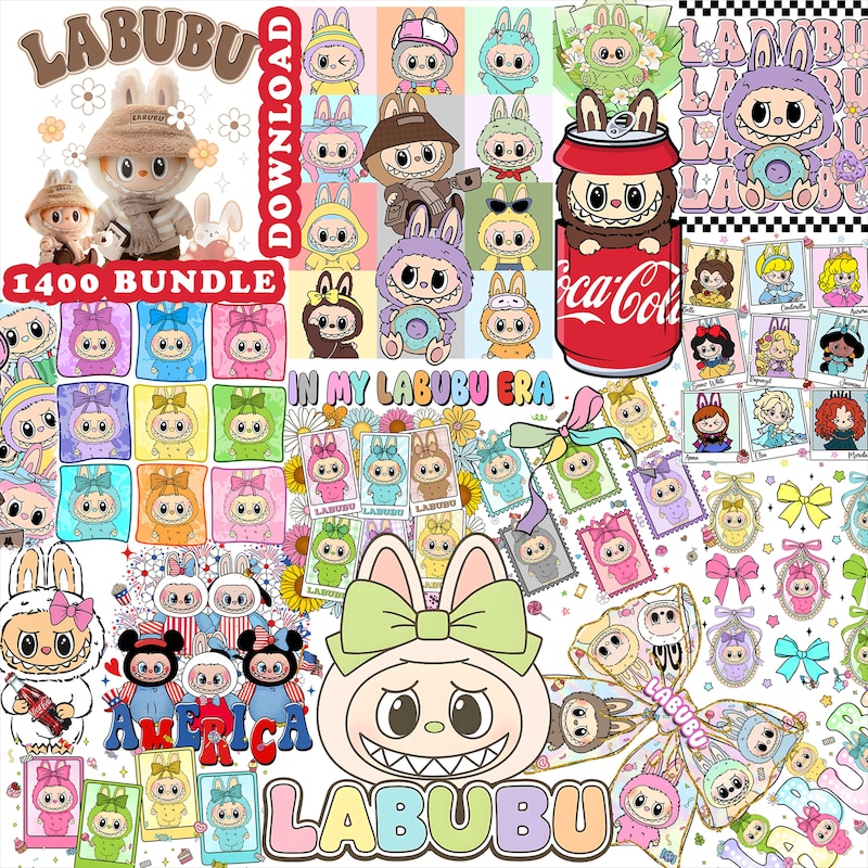 Mega Labubu Sticker - Etsy