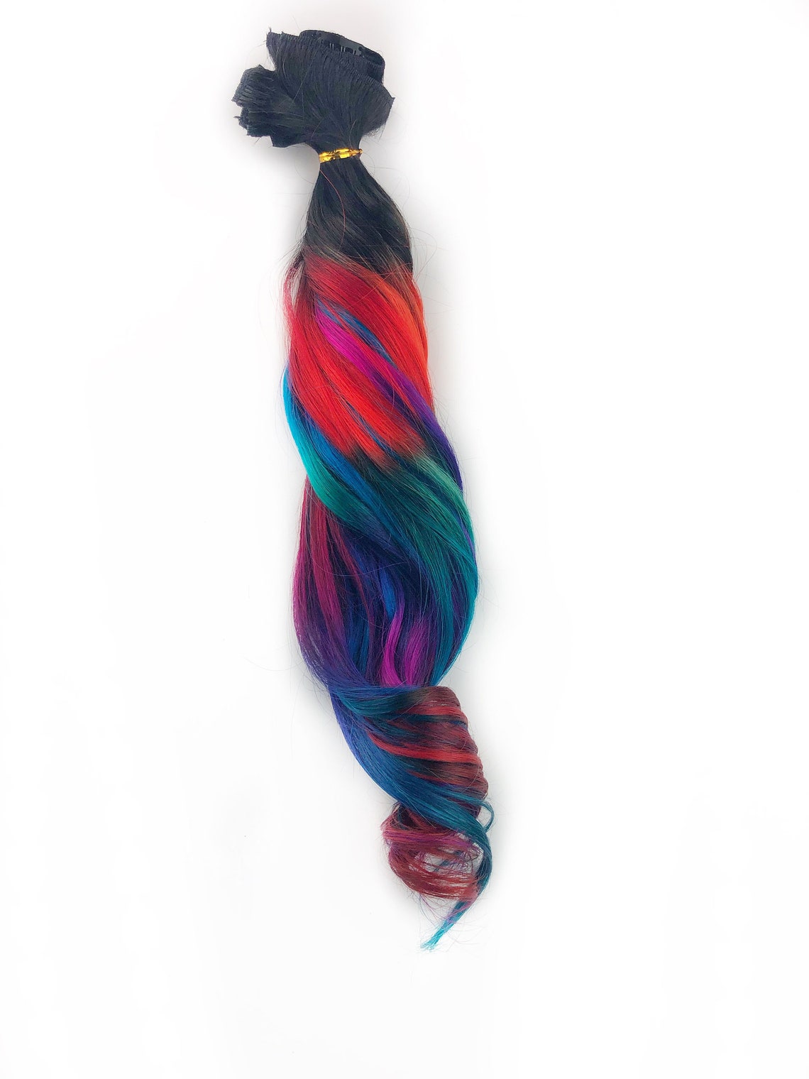 Gem Prism Rainbow Extensions Prism Hair Clip Extensions - Etsy