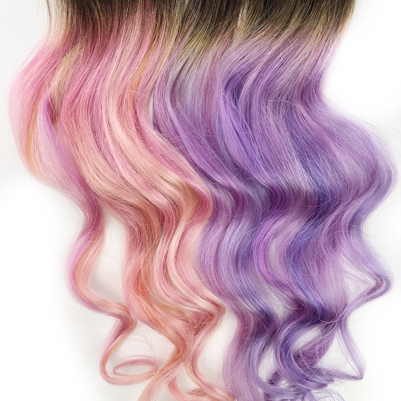 Purple Hair Extensions - Etsy
