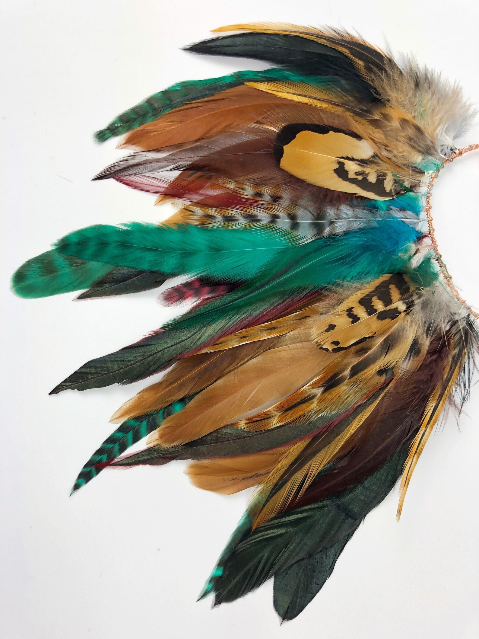 Handmade Ear Cuff Clip on Earring Bohemian Ear Feathers - Etsy