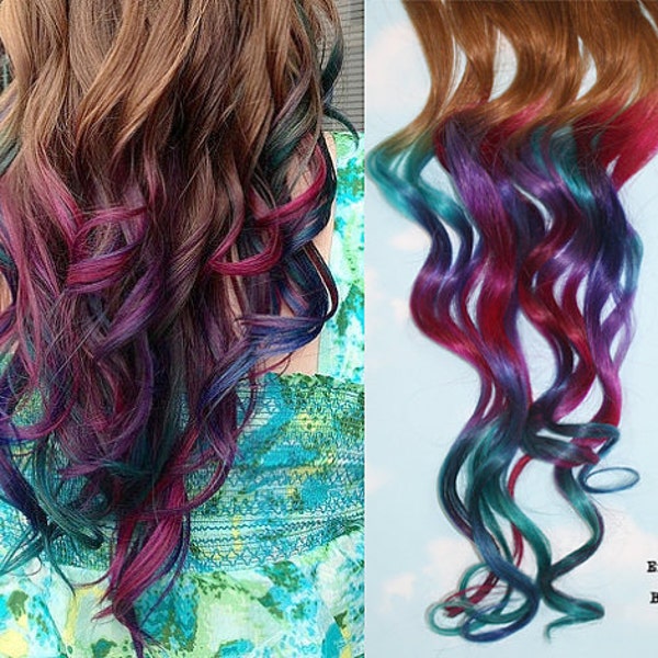 Dip Dyed Extension - Etsy
