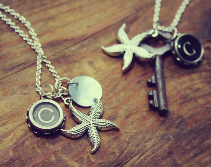 Design Your Own Vintage Typewriter Key & Large Skeleton Key - Etsy