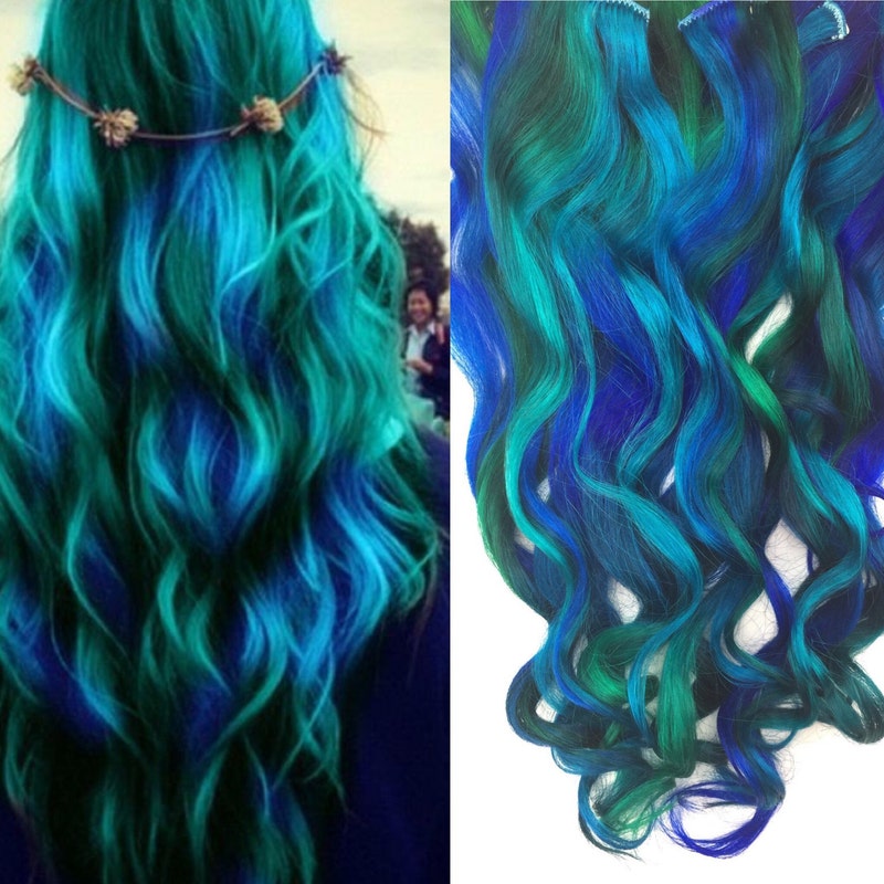 Mermaid Hair Extensions - Etsy