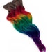 Dark Gem Tone Rainbow Clip in Hair Extensions Gem Hair Color - Etsy