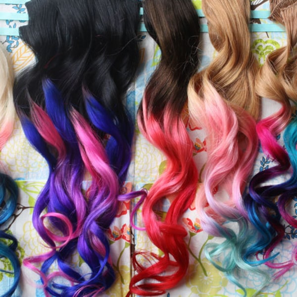 Dip Dyed Extension - Etsy