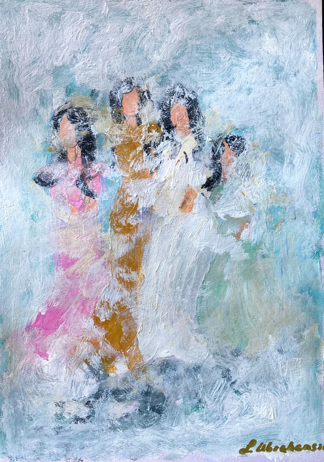Gossip Girls Painting - Etsy
