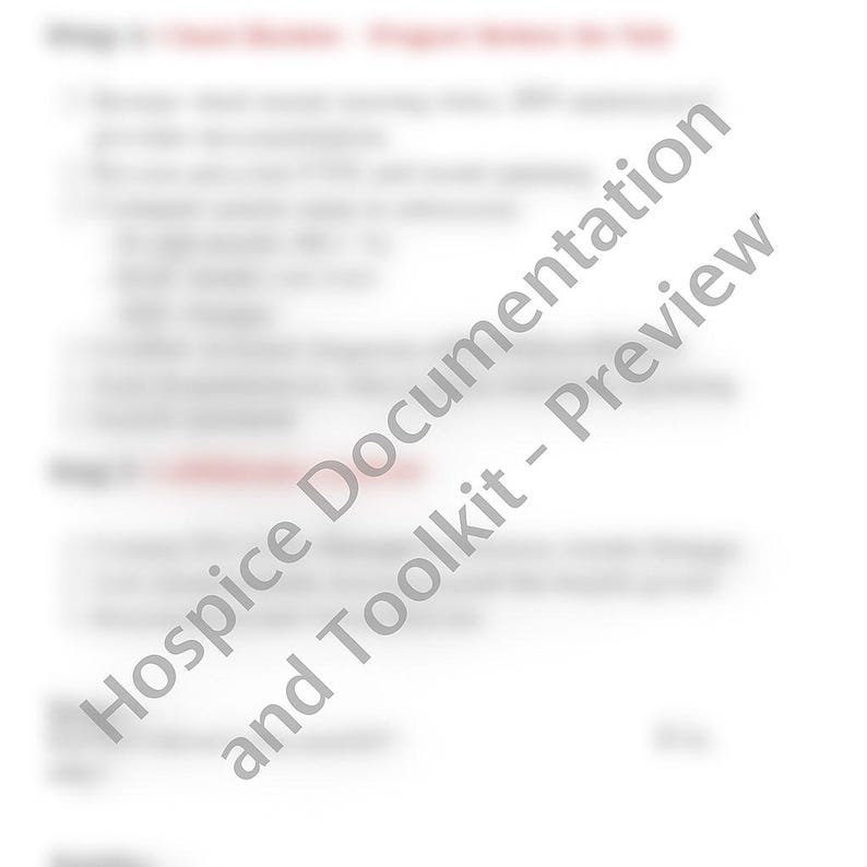 Hospice Documentation Toolkit for Nurses & Providers | Recertification ...