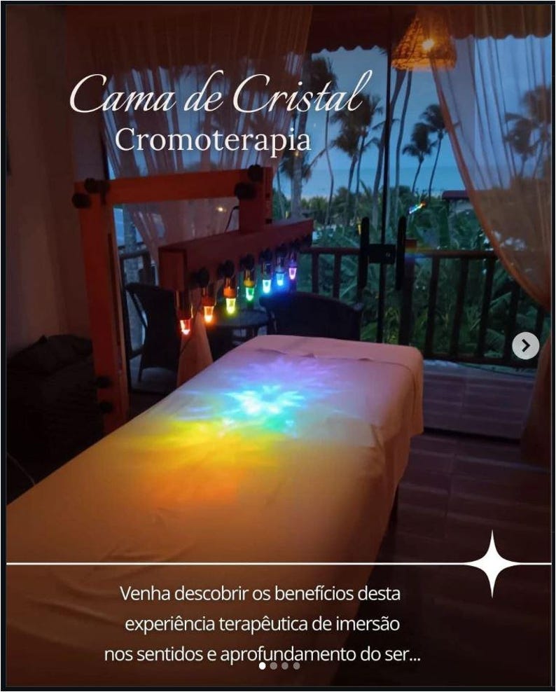 Crystal Light Bed Crystal Vogel Quartz Chackras Aligment Chromotherapy ...